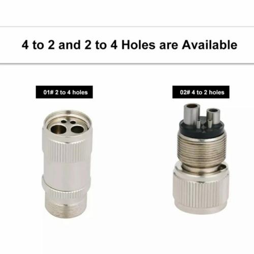 Jual Dental Handpiece connector Highspeed conector konektor 2 hole 4 ...