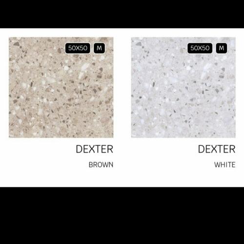 Jual SUPER PROMO Keramik 50x50 Matt Motif Dexter Brown dan White Kw3 ...