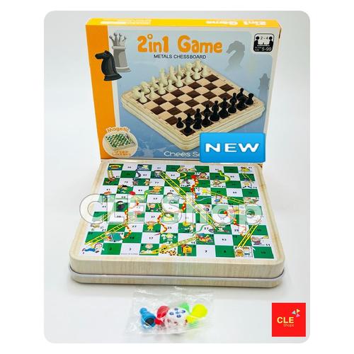 Jual Mainan Catur Magnet + Ular Tangga Magnet - Snake Ladders chess set ...