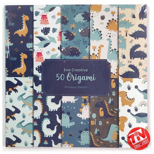 Jual Kertas Origami Ina Creative Motif 15x15 cm 10 pattern (50 lembar ...