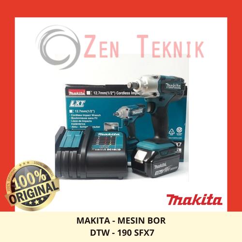 Jual Cordless Impact Wrench DTW 190 SFX7 MAKITA - STAMPLE TOKO - Kota ...