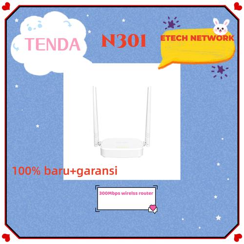Jual Tenda N301 WiFi router+WISP+Access Point+EXTENDER tenda router ...