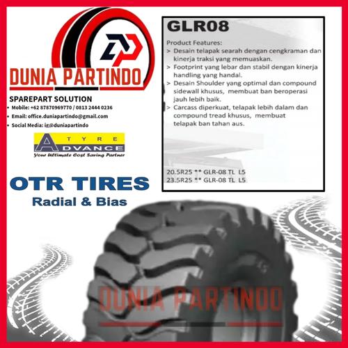 Jual Ban Truck Bus 20.5R25 - 23.5R25 (Radial&Bias) ADVANCE GLR08 L5 ...
