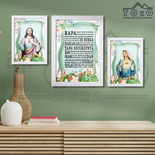 Jual Walldecor BIngkai Bunda Maria Katolik / Tuhan Yesus / Doa Bapa ...