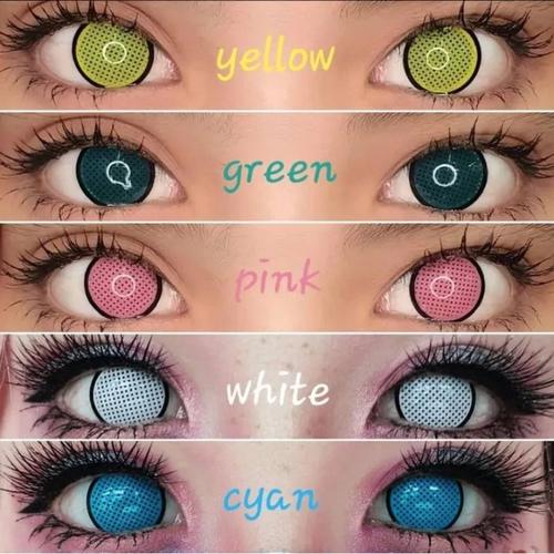 Jual DS Softlens Karakter Cosplay Halloween Anime Mesh Putih Hinata ...