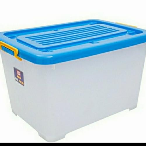 Jual container box besar roda/ box kontainer 70 82 95 130 150 liter ...