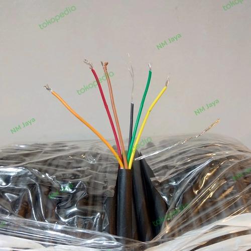Jual Kabel 6 Jalur Kabel Kontrol isi 6 Plus Ground Kabel Serabut 24 Awg ...