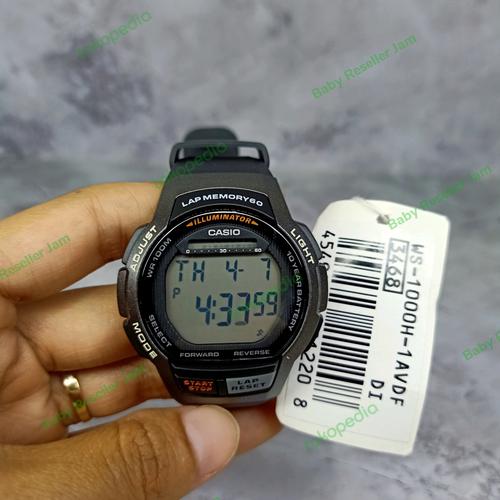 Jual CASIO DIGITAL WS-1000H-1A / WS1000H-1A DIGITAL MEN ORIGINAL ...