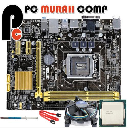 Jual Motherboard LGA 1150 H81 ASUS DENGAN PROCESSOR I3 4160 PLUS FAN ...