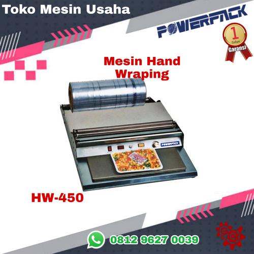 Jual Mesin pembungkas makanan plastik hand wrapping HW-450 powerpack ...