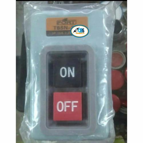 Jual Fort Power Push Button Outbow 15Ampere 2,2kW / TBSN-315 Tombol On ...