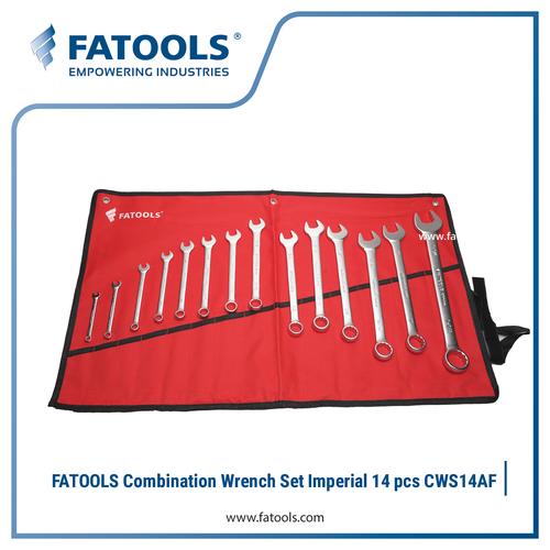 Jual FATOOLS CWS14AF Combination Wrench Set Imperial Inci 14 Pcs Ring ...