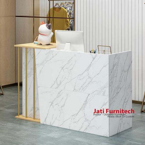 Jual meja counter - meja kasir - finish hpl motif marmer - Kab. Jepara ...