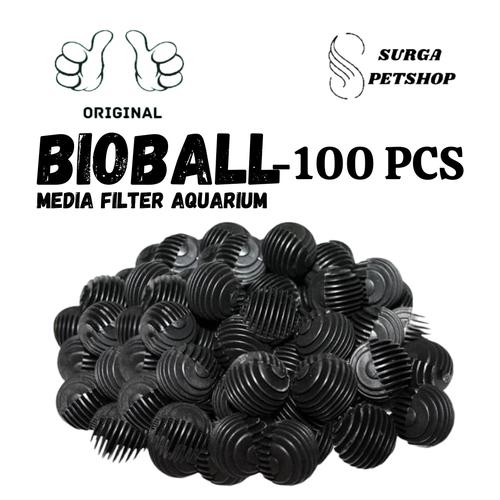 Jual Bioball Bio Ball Bulat Golf Media Filter Akuarium 3 cm per 100 PCS ...