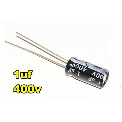Jual Kapasitor Elektrolit Elco Elko 1uF 1 uF 400V 400 Volt V Capacitor ...