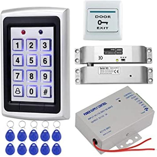 Jual Paket RFID Dor Acces Control Touch Magnet EM Lock Akses DoorLock ...