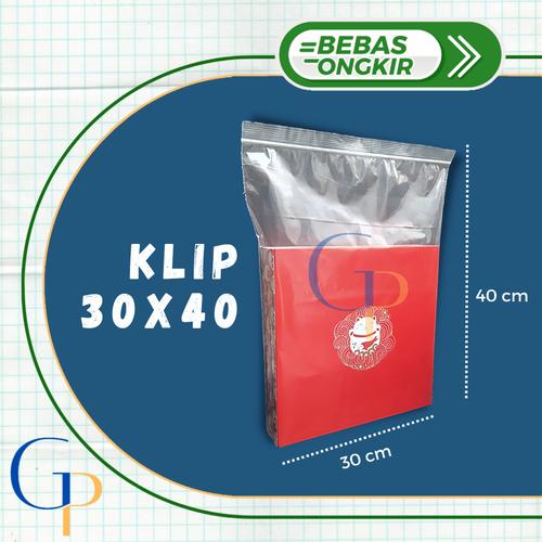 Jual Plastik Klip Bening Ukuran 30x40 Cm Isi 100/ Plastik Klip Baju - Kab. Bandung - Grace ...