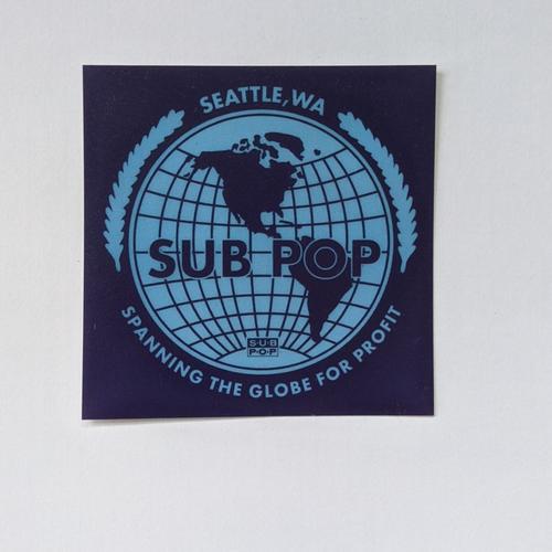 Jual Sticker 90s Music Sub Pop Seattle Globe - Kota Bandung - Mas Kibis ...