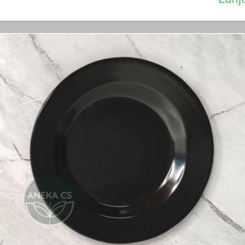 Promo Piring Melamin Ceper 7" | Piring Hitam Unica Piring Lauk Sayur ...