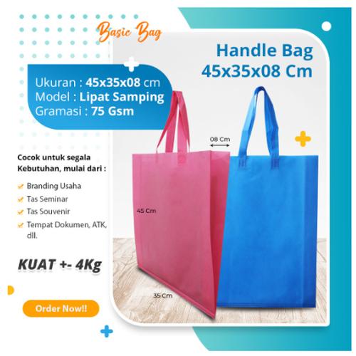 Jual Tas Kain Spunbond 75 Gsm/Tas Furing Polos/Goodie Bag Spunbond ...
