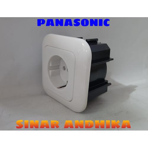 Jual Stop Kontak Panasonic Single Cp Putih+Inbow Dus Wejp1121-7 ...