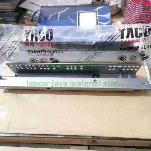 Jual Rel Tandem Taco rel sliding lemari undermount drawer slides usc001 ...