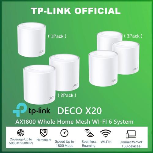 Promo TP-LINK DECO X20 1/2/3 PACK AX1800 Whole Home Mesh Wi-Fi 6 Tplink ...