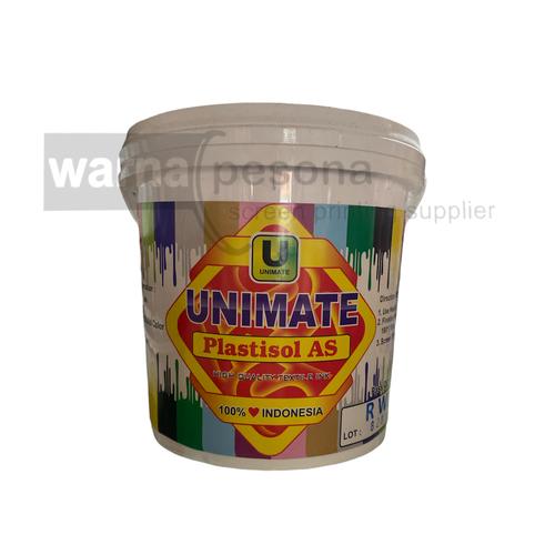Jual Cat Tinta Pasta Sablon Plastisol Unimate R White 1 Kg - Jakarta ...