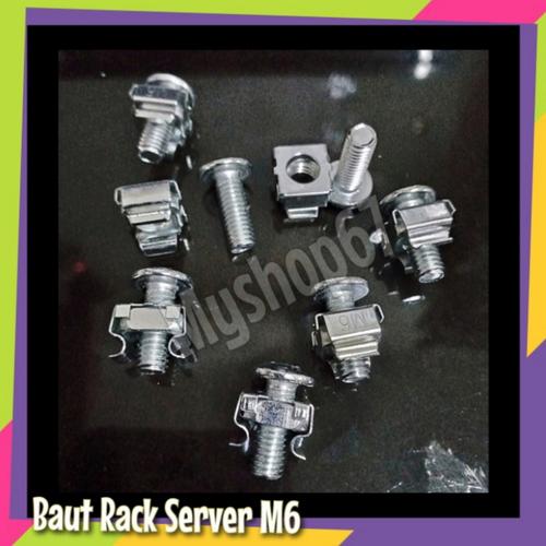 Jual Cagenut Cage Nut Rackmount Wallmount Rack Baut Rack Server Baut ...