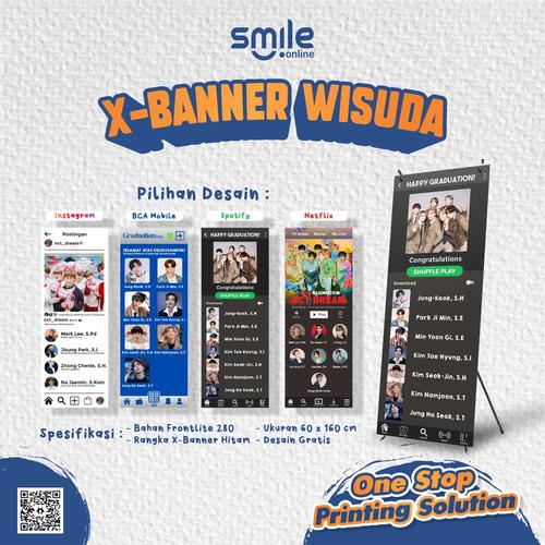 Jual CETAK X BANNER WISUDA 60x160 GRATIS DESAIN SESUAI KATALOG - BCA ...