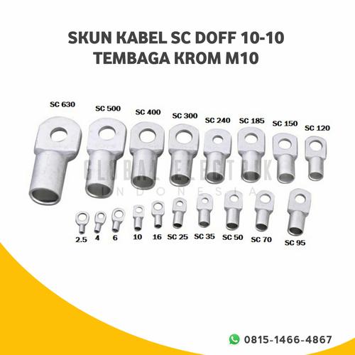 Jual Skun SC Doff / Skun Kabel Lug 10-10 Tembaga Krom - KUAT - Jakarta Barat - Global Elektrik ...