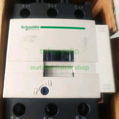 Jual Schneider kontaktor 3p LC1D80BD 24V DC 80A - Jakarta Pusat ...