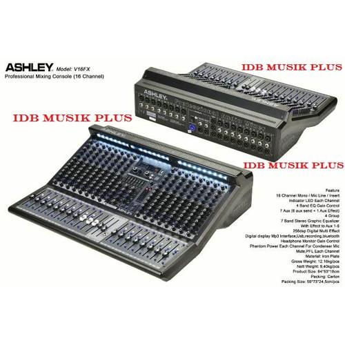 Jual Mixer 16 Channel Ashley V16Fx V 16Fx V16 Fx V 16 Fx Original ...