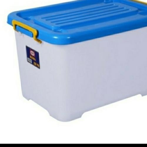 Jual container box dengan roda/ box kontainer 70 82 95 130 150 liter ...