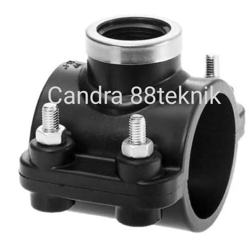 Jual CLAMP SADDLE HDPE 110mm x 1 1/2" inch - Klem Saddle Pipa HDPE ...
