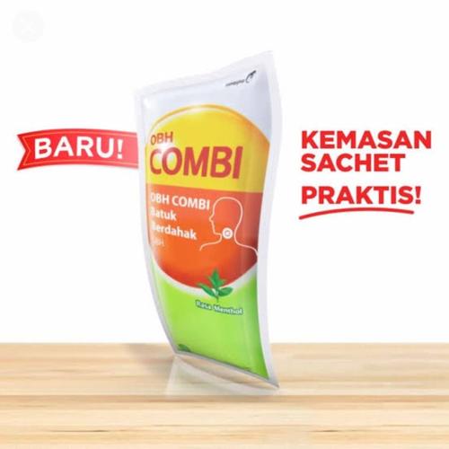 Jual OBH Combi Batuk Berdahak Sachet 7.5 mL - Melegakan Tenggorokan 1 ...