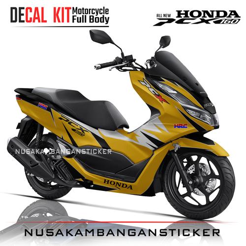 Jual STIKER HONDA PCX 160 LIVERY ABSTRAK RACE KUNING03 - Max Decal ...