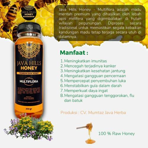 Jual madu multiflora java hills honey 100% madu murni tanpa ...