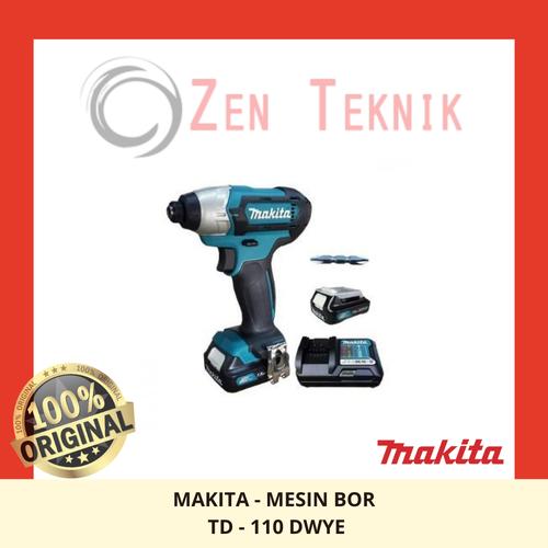 Jual Makita TD110DWYE / TD 110 DWYE Mesin Bor Obeng Cordless Impact - STAMPLE TOKO - Kota ...