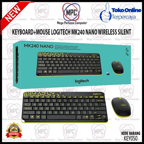 Jual KEYBOARD+MOUSE WIRELESS LOGITECH MK240 ORIGINAL - Kota Depok ...