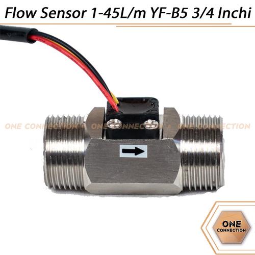 Jual Water Flow Sensor Stainless 3/4" / Flow Sensor stainless 3/4" 1 ...