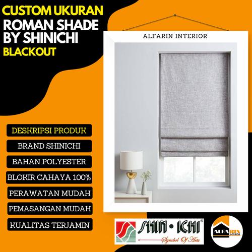 Jual (Termurah) TIRAI KREY GORDEN ROLLER ROMAN SHADE+SHINICHI+BLACKOUT ...