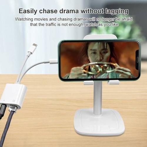 Jual 2in1 iPhone iPAD Lightning Type C to LAN Ethernet 100Mbps RJ45 ...