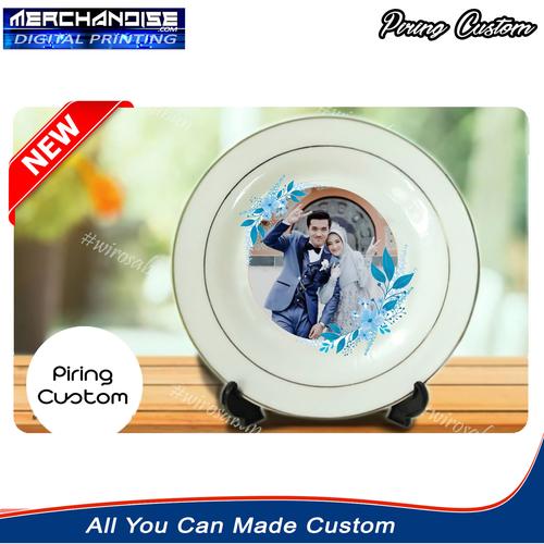 Jual Piring Custom / Pajangan / Foto wedding / Piring Cetak - Kota ...