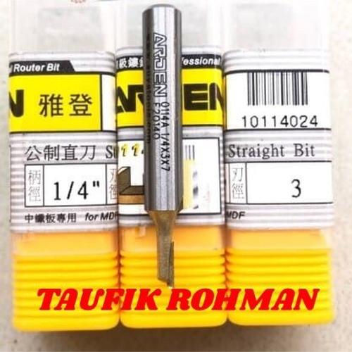 Jual MATA ROUTER MERK ARDEN STRAIGHT BITS UKURAN 1/4 x 3 MM - Jakarta ...