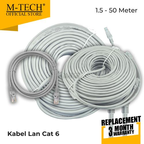 Jual Original Kabel Lan Cat 6 Cable UTP Length 1.5m, 3m, 5m, 10m - 50m ...