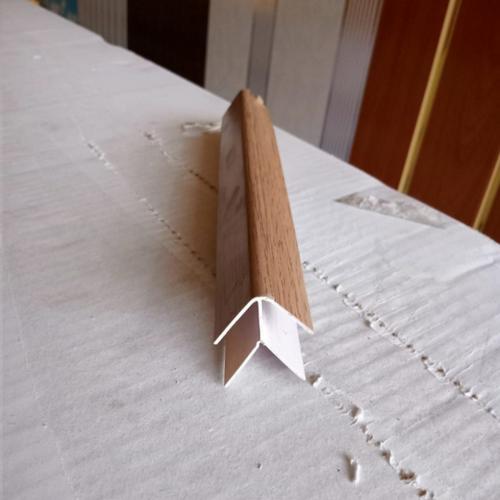 Jual list siku pvc list drop pvc kayu jati shunda plafon - coklat muda ...