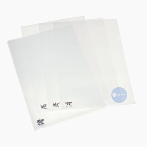 Jual [ PERPACK ]Map L / Map Bening Folder One A4 Warna - Bening ...