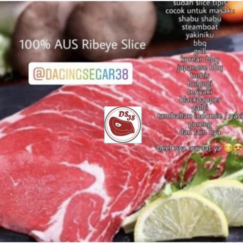 Jual DAGING SLICE TIPIS AUS / BEEF SLICE AUS SUKIYAKI / AUS SUKI @1KG ...