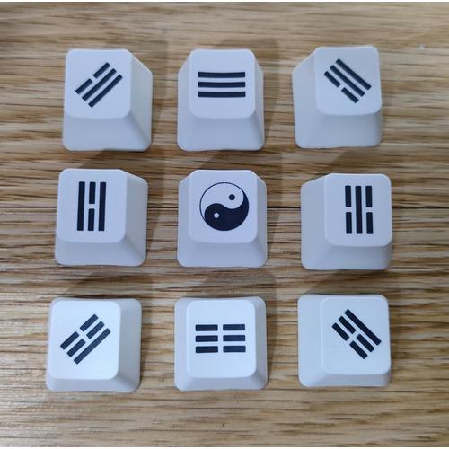 Jual YIN YANG KEYCAPS SET PBT OEM PROFILE ( 9 pcs ) - Jakarta Barat ...